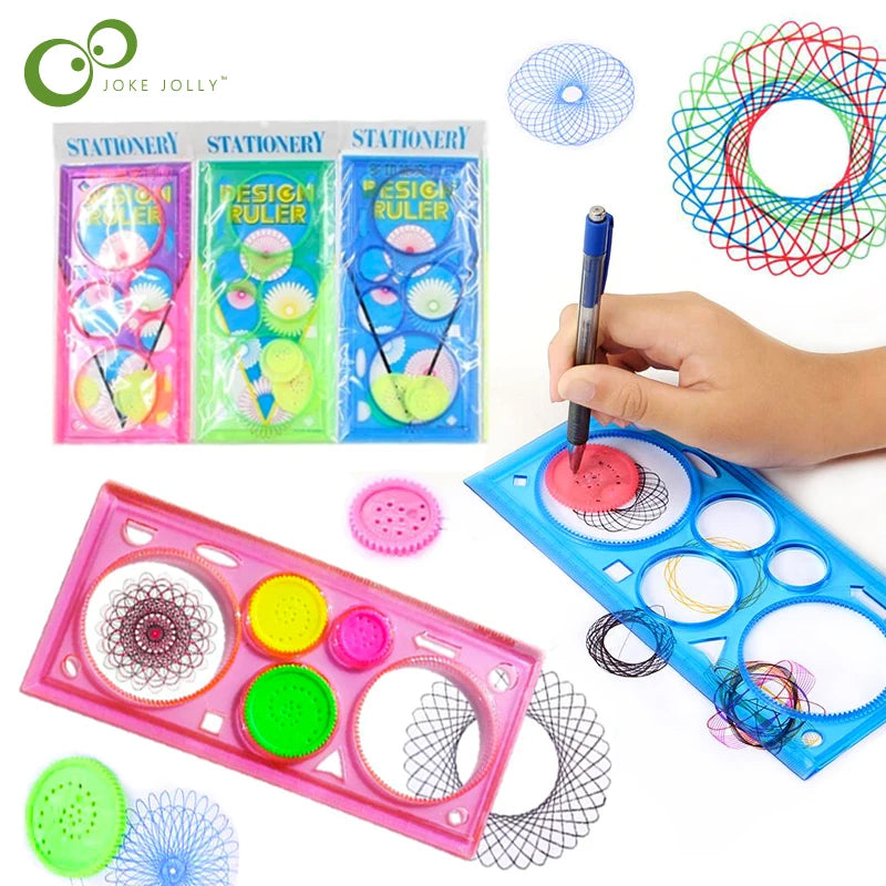 Painting Multi-function Interesting Puzzle Spirograph Children Drawing